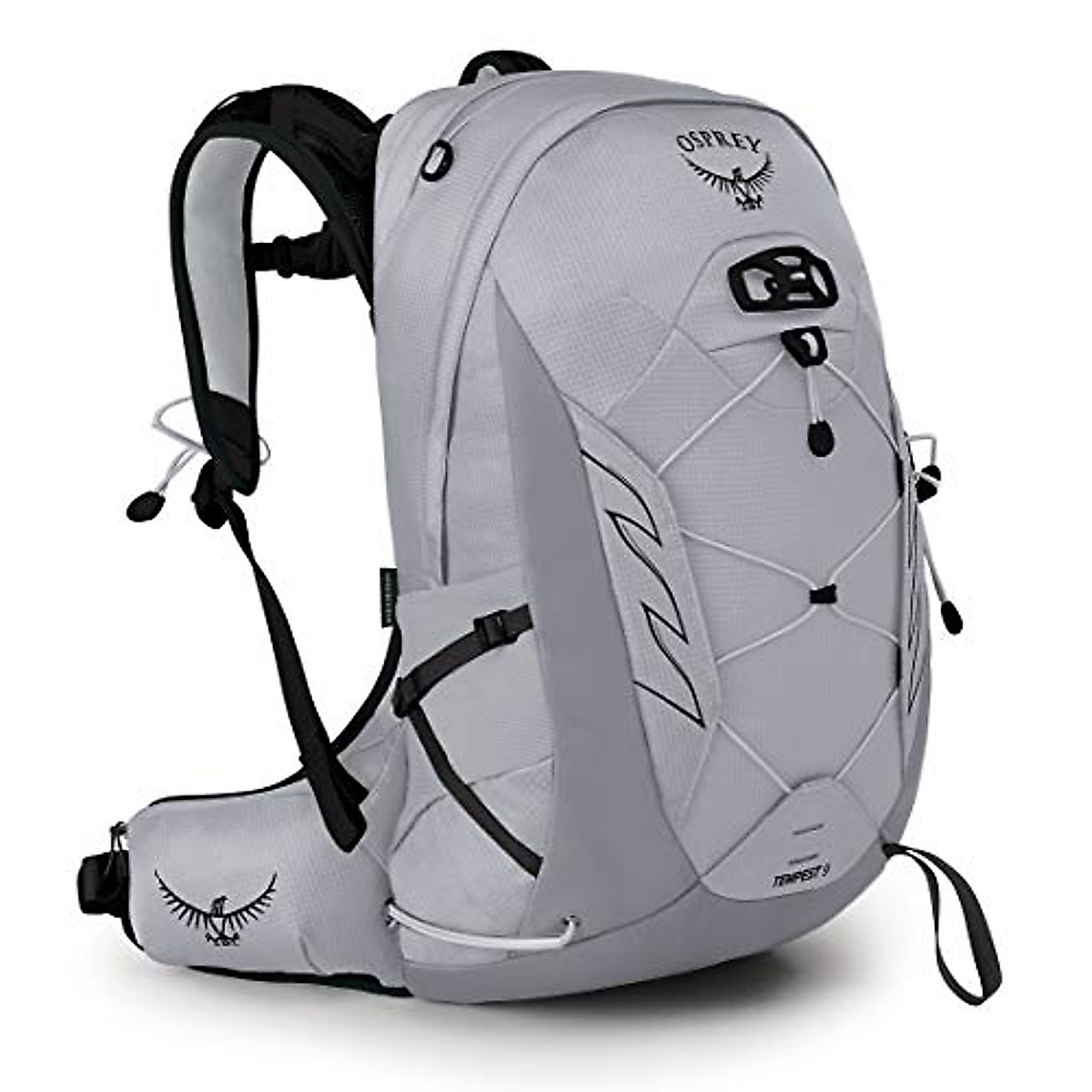 Osprey Tempest 9L Women's Hiking Backpack with Hipbelt, Aluminum Grey, WXS/S