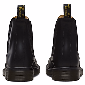 Dr. Martens Women's Leonore Burnished Wyoming Leather Boot, Black, 3 Medium UK (5 US)