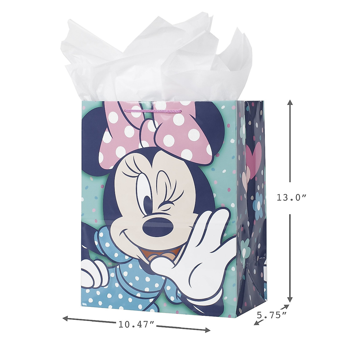 Hallmark 13" Large Disney Gift Bag Bundle (Pack of 3: Minnie Mouse, Princesses and Frozen) for Birthdays, Kids Parties or Any Occasion