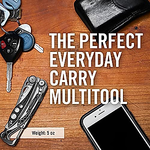 LEATHERMAN, Skeletool Lightweight Multitool with Combo Knife and Bottle Opener, Coyote Tan