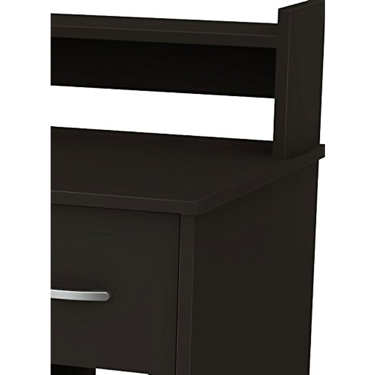 South Shore Axess Desk with Keyboard Tray, Black