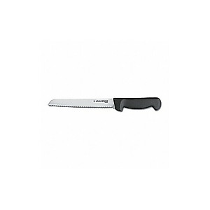 Dexter-Russell Bread Knife,8" Blade,Black/White Handle 31603B - 1 Each