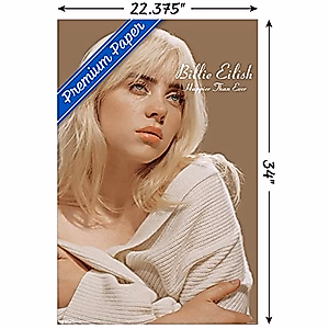 Trends International Billie Eilish-Cover Wall Poster, 22.375" x 34", Premium Unframed Version, Bedroom