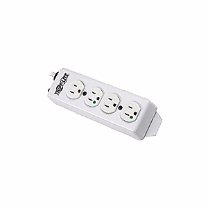 TRIPP LITE PS-415-HG Power Strip, Hospital Grade, 4 Outlets by Tripp Lite
