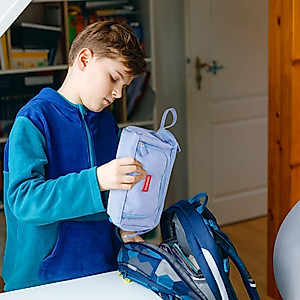 Unineovo Large Pencil Case Pouch for Girls, Cute Kids Pencil Box School Supplies, Big Capacity Zipper Pencil Pouches Bag Organizer, Back to School Gift for Student Teen Women College Office(Purple)