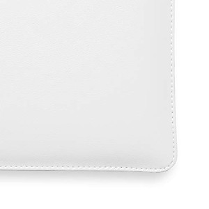 KATIE LOXTON Be-You-Tiful Womens Vegan Leather Secret Message Pouch Clutch White