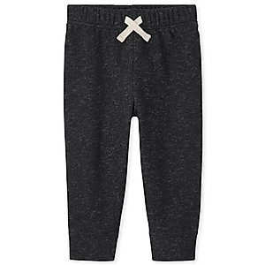 The Children's Place Baby Toddler Boys Jogger Pants, Black Single, 3T