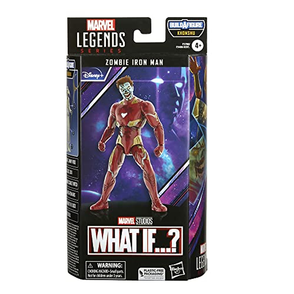 Marvel Legends Series MCU Disney Plus What if Zombie Iron Man Action Figure 6-inch Collectible Toy, 4 Accessories