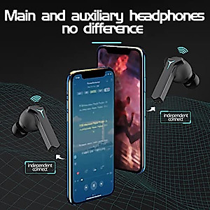 Yeahitch Wireless Bluetooth Headset, Intelligent Noise Reduction, in Ear Sports Game, E-Sports Headset, Super Long Endurance