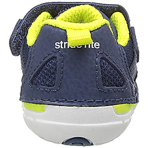 Stride Rite Soft Motion Jamie Running Shoe, Navy, 3 M US Infant