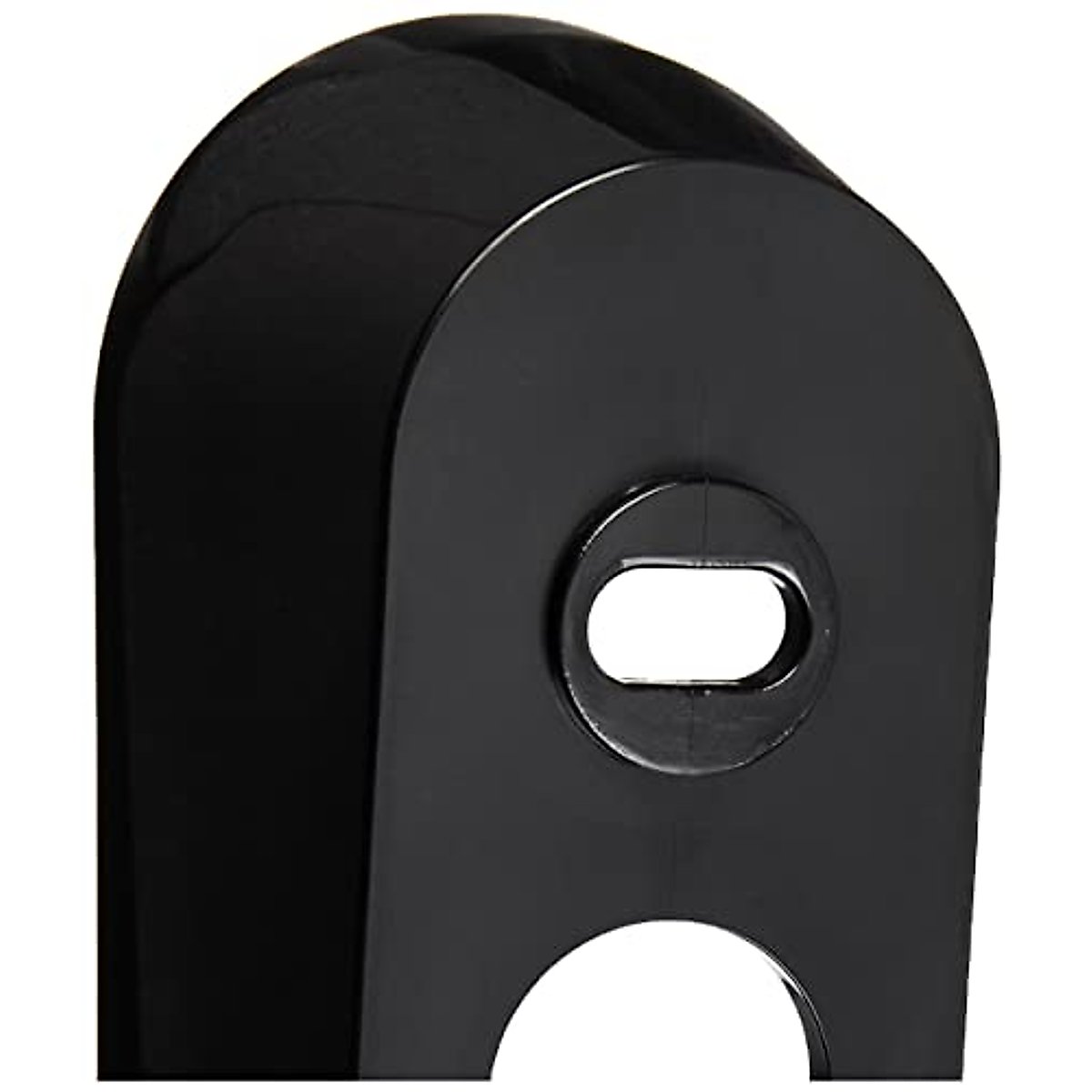 AirTech Home Automation Vertical Wedge and Base Bracket Replacement for Google Nest Hello Video Doorbell with10-Degree Downward View Compatible with Wired (Black)