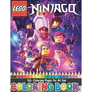 Ṅɪпȷɑɡᴏ Coloring Book: 50+ Amazing Designs Ninja Hero Coloring Pages for All Fan Kids and Adults