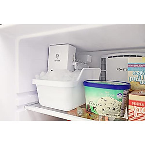 Winia 18 cu. Ft. Top Freezer Refrigerator with Icemaker - White