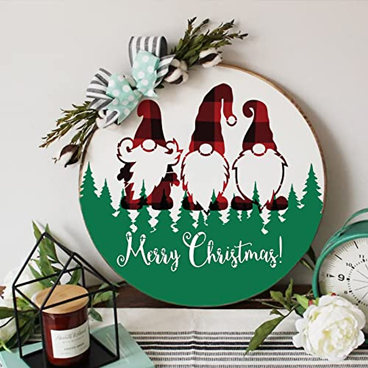 10 Pieces Pine Tree Stencils 14 x 6 inches Reusable Template Large Tree Stencil for Painting Wall Wood Window Furniture Fabric Canvas Home Décor