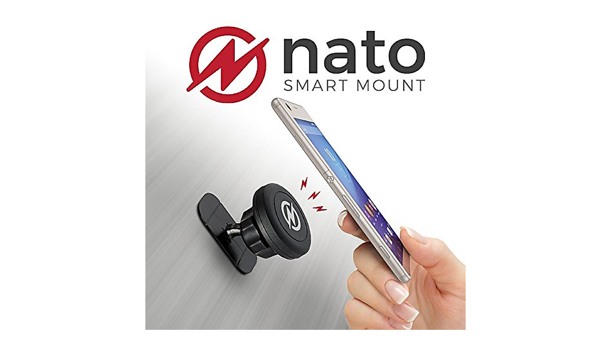 Nato Smart Mount - Secure Magnetic Holder for Phones & Tablets