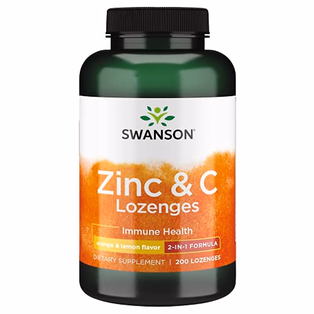 Swanson Zinc & Vitamin C Lozenges 25/100 Milligrams 200 Lozenges