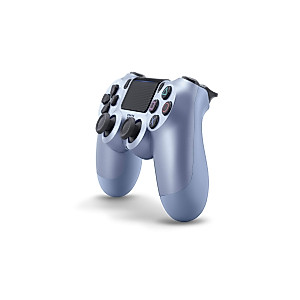 DualShock 4 Wireless Controller for PlayStation 4 - Titanium Blue (Renewed)