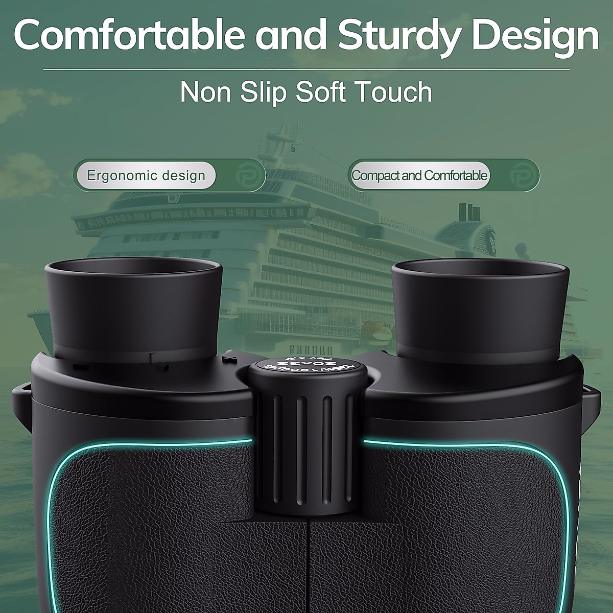 Compact Binoculars for Adults High Powered - OPAITA 20x32 Small Binoculars for Adults Kids with Low Light Vision for Hunting Cruise Ship Travel Concert Hiking