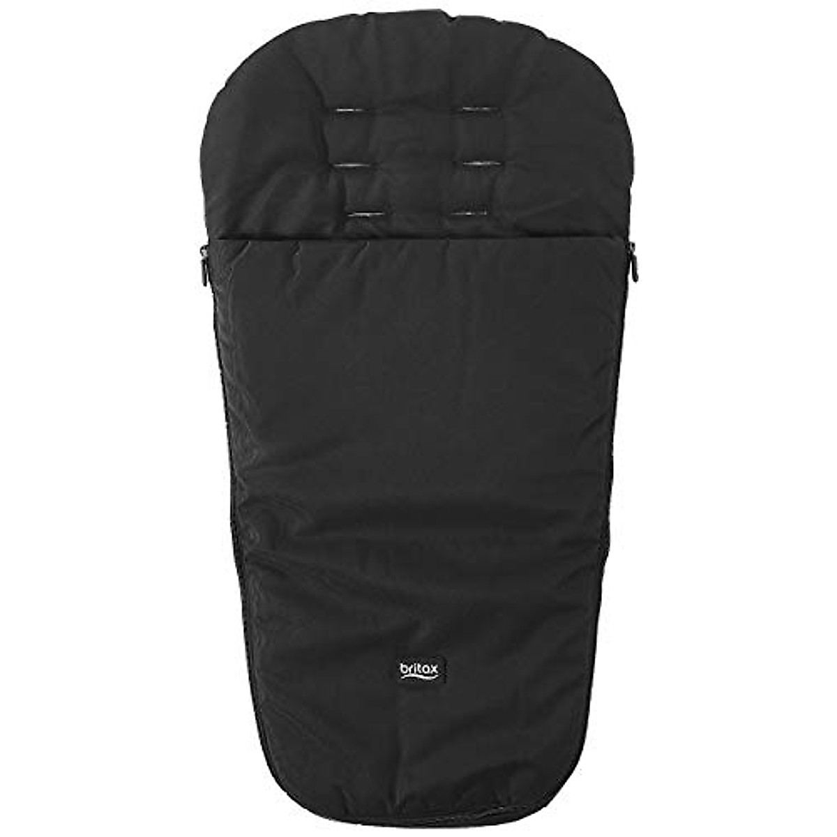 Britax Stroller Sleeping Bag Footmuff | Durable and Warm Insulation Fabric + 2-Side Zip Opening Black