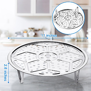 2 Pcs Pressure Canner Rack, 11-inch Pressure Cooker Rack, Stainless Steel Premium Canner Rack for Pressure Canner - Compatible with P-resto, All-American and More