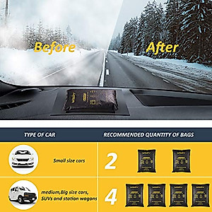 wisedry 2 x 500 Gram [2.2 lbs] Rechargeable Silica Gel Car Dehumidifier, Microwave Fast Reactivated Desiccant Packets Large for Gun Safe Closet Basement Garage Storage Moisture Absorber Bag Reusable