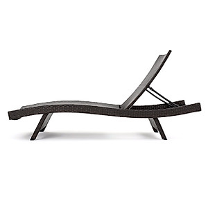 Christopher Knight Home Toscana Outdoor Wicker Lounges, 4-Pcs Set, Multibrown