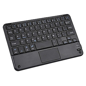 Serounder 7 Inch Ultra Slim Wireless Touchpad Scissors Feet Design Bluetooth Touchpad Keyboard for Android/for Windows Systems
