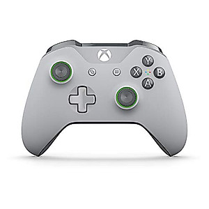 Microsoft Wireless Controller - Grey/Green - Xbox One