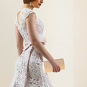 PS PETITE SIMONE Evening Bag Rhinestone Silver Clutch Glitter Gold Clutch Purses for Women Evening Formal Wedding Party