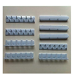 J.C Arts 9 in 1 Adhesive Paste Wall Hanging Storage Hooks Jewelry Display Organizer Necklace Hanger