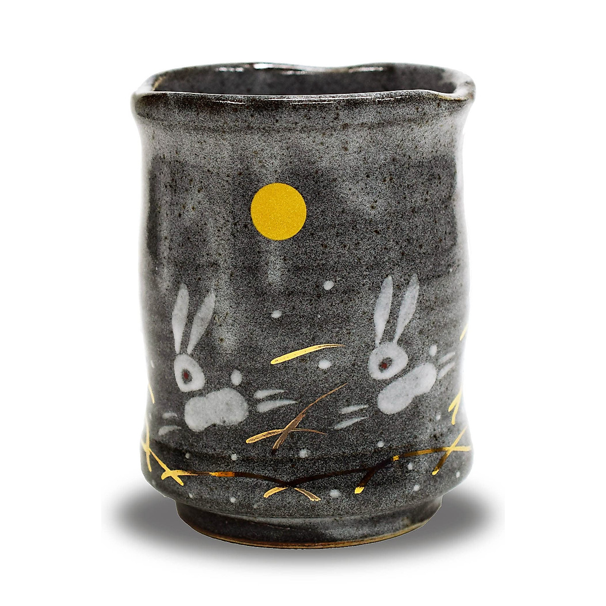 Kutani Yaki(ware) Japanese Yunomi Tea Cup Rabbit