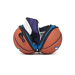 MACCABI ART Official Charlotte Hornets Collapsible Insulated Basketball Lunch Bag, 13.4” x 5.75” x 5.75”