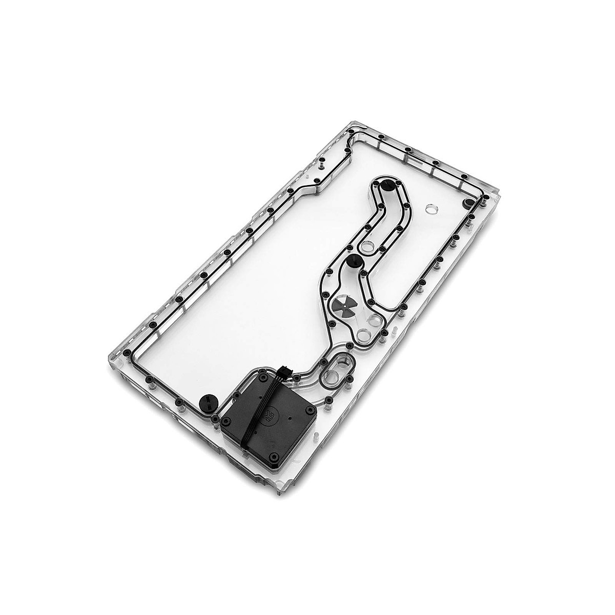 EKWB EK-Classic Distroplate Front PC-O11D with SPC PWM Pump, D-RGB, Plexi