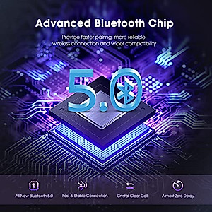 LiMingGi Neckband Headphones, Bluetooth Headphones Around Neck, Noise Cancelling Microphone, Bluetooth Headset with 24hrs Playtime, Stereo Bass, for Music, Sports, Call