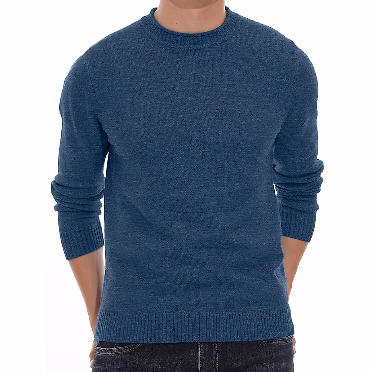 Sailwind Men's Crewneck Sweater Soft Casual Sweaters for Men Classic Pullover Sweaters