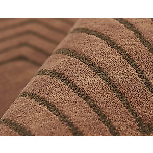 Momeni Simba Wool Hand Tufted Contemporary Indoor Area Rug, Copper, 2' X 3', SIMBASIM-3COP2030