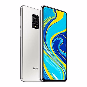 Xiaomi Redmi Note 9S (64GB , 4GB) 6.67"Dual SIM GSM Unlocked 4G LTE (T-Mobile, AT&T, Metro, Cricket) International Model (Glacier White, 64GB + 64GB SD + Case Bundle)