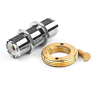 Fumei NMO to PL259 Adapter NMO Mount Assembly with NMO and SO-239(UHF Female) Connector