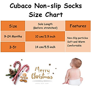 CUBACO Baby Socks, 12 Pairs Non Skid Anti Slip Cotton Grip Socks for Toddler Baby Toddler Socks Baby Boy Socks 12-24 months Toddler Socks with Gripper