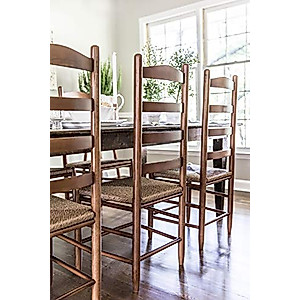 Dixie Seating Penrose Wood Ladderback Dining Chair No. 12W Red