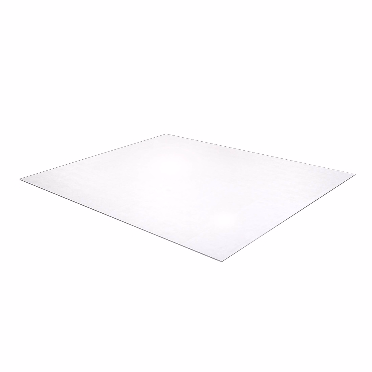 Floortex Polycarbonate XXL Office Mat 60" x 60" for Hard Floors, Clear (FR1215015019ER)