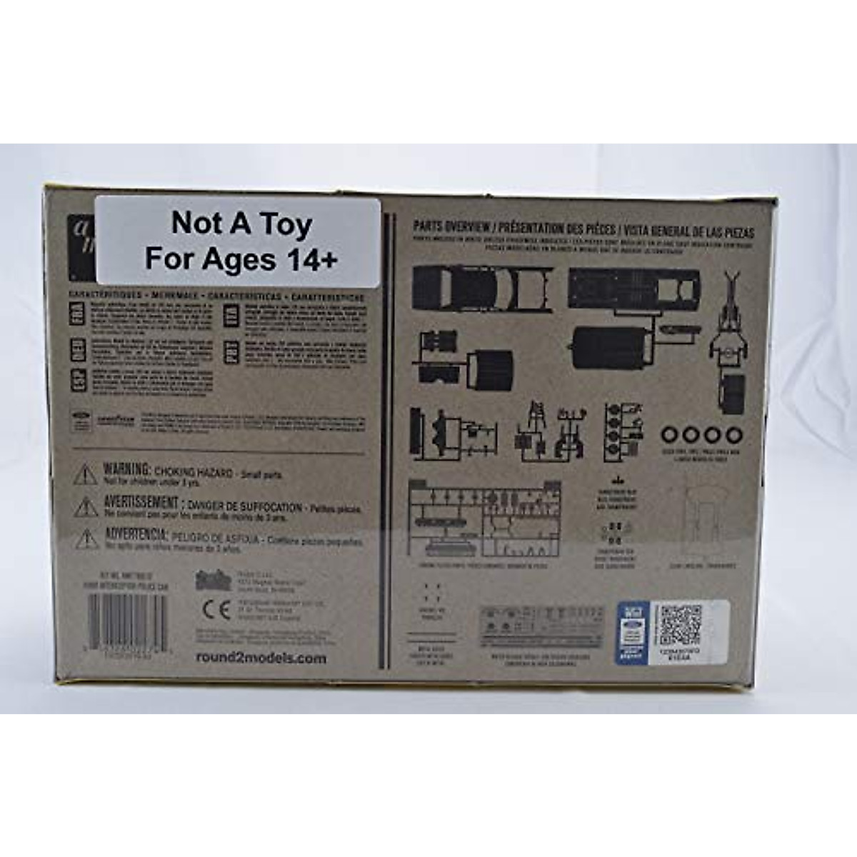 AMT / VRC Hobbies 1970 Ford Galaxie Police Car 1:25 Plastic Model Car Kit 788