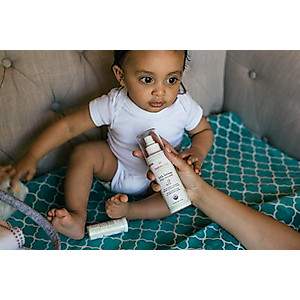 Organic Diaper Area Wash - Cruelty-Free Baby Spray for Sensitive Skin, Hypoallergenic Diaper Rash Spray, Gentle No Rinse Cleansing Water for Cloth Diaper Wipes - 5floz by Mambino Organics