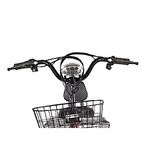 NLBFOU 22" Electric Trike,Electric Tricycle for Adult,350W Motor, 48V 13AH UL Certified Removable Lithium Battery ebike,3 Wheels Electric Bicycle with Large Basket for Men Women Senior