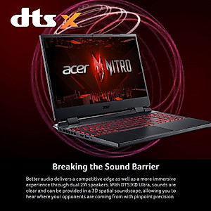 Acer Nitro 5 Gaming Laptop, 15.6/ FHD IPS 144Hz Display, 12th Gen Intel Core i5-12500H, GeForce RTX 3050 Ti 4GB, 64GB RAM, 2TB PCIe 4.0, Backlit KB, Thunderbolt 4, HDMI, Wi-Fi 6, Win 11 Pro