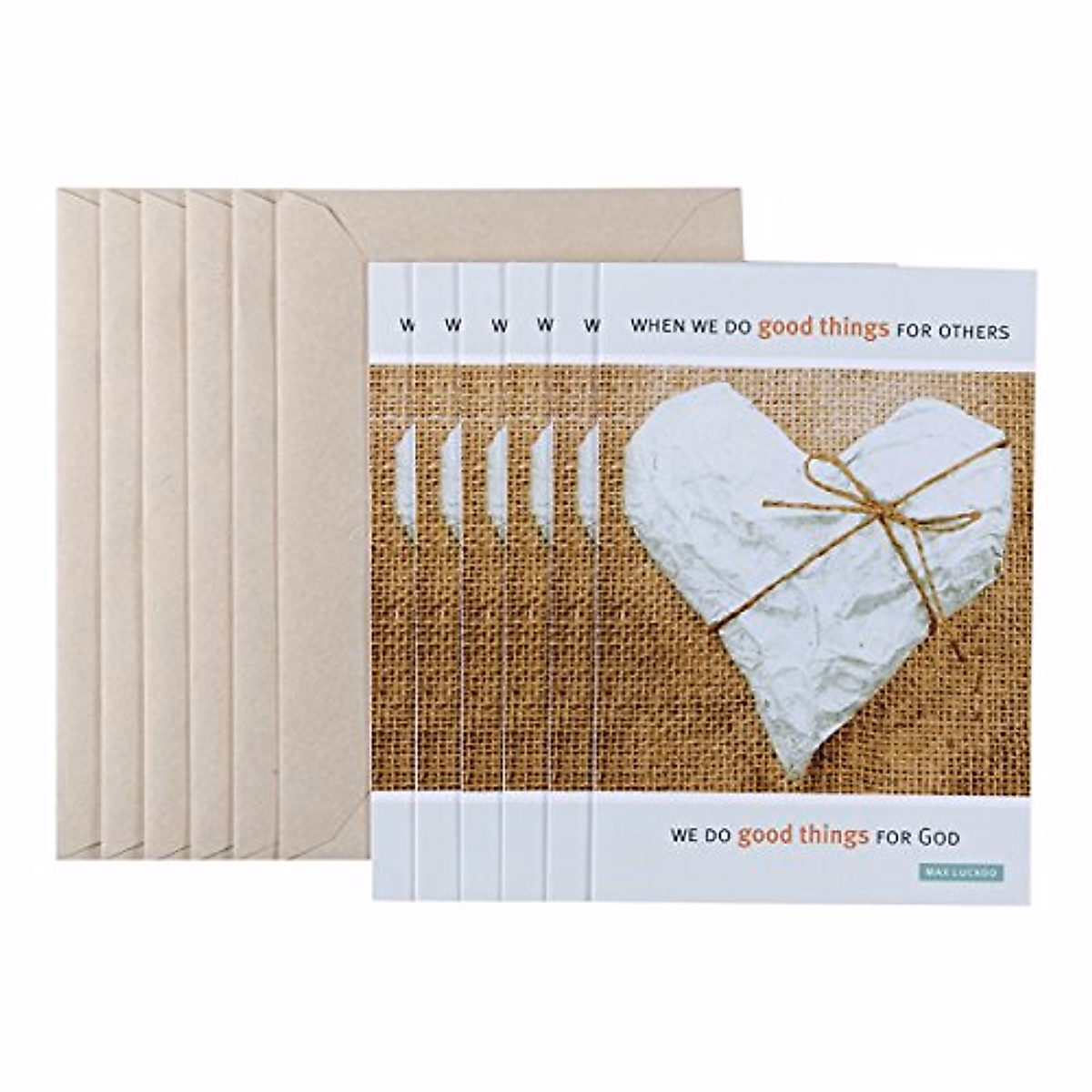 DaySpring - Max Lucado - Do Good Things - 6 Premium Ministry Appreciation Cards and Envelopes