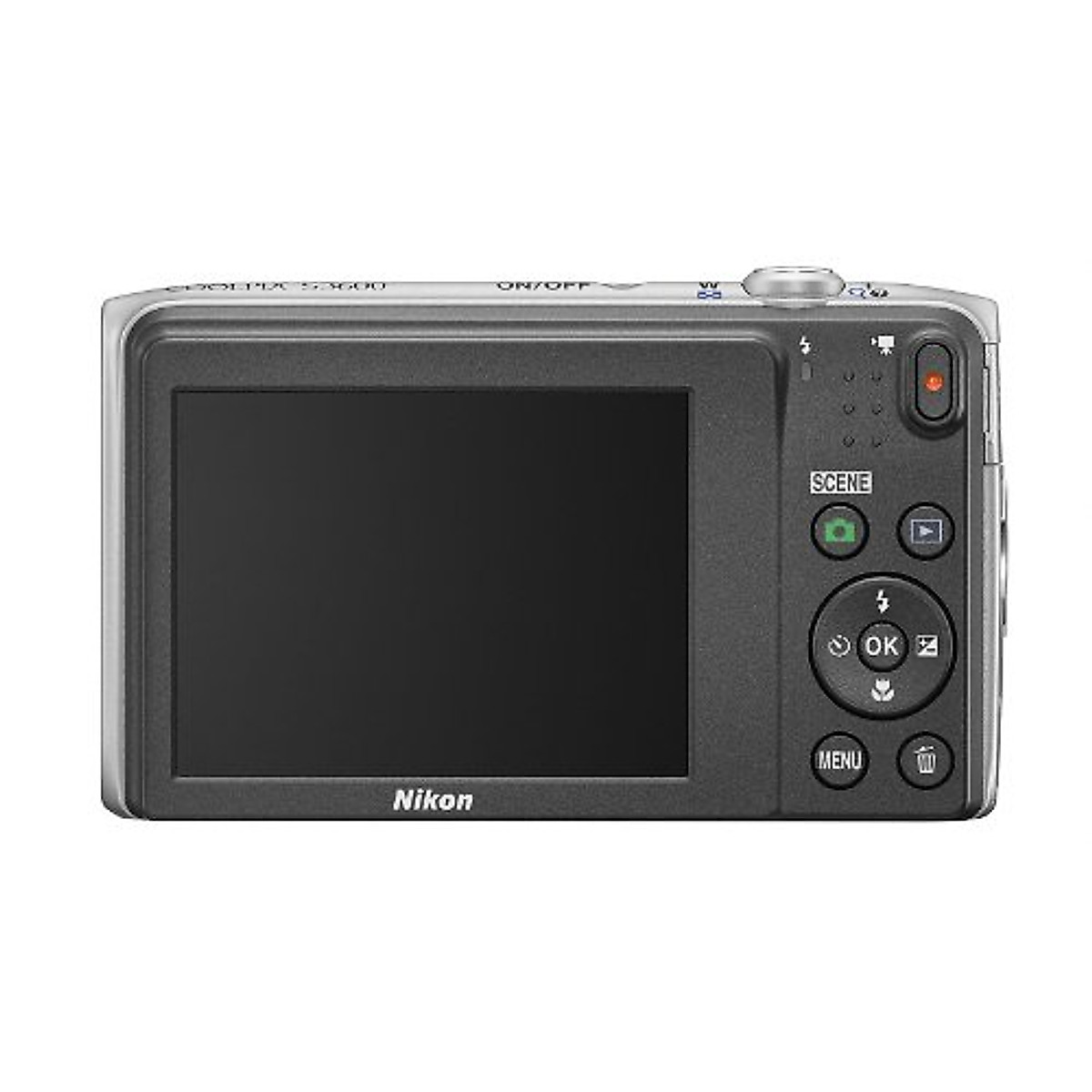 Nikon Coolpix S3600 ( 20.48 MP,8 x Optical Zoom,2.7 -inch LCD )