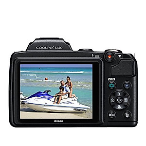 Nikon COOLPIX L120 14.1 MP Digital Camera with 21x NIKKOR Wide-Angle Optical Zoom Lens and 3-Inch LCD (Black) (OLD MODEL)