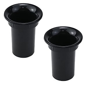 Mewutal 2PCS Speaker Cabinet Port Tube Speaker Accessories Plastic Speaker Cabinet Port Tube for Concern Party Stage (53×65mm/2.09"×2.56")