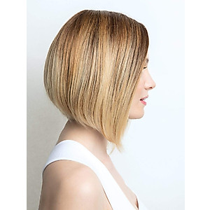 Bundle - 5 items: Valery Human Hair Wig by Rene Paris, Christy's Wigs Q & A Booklet Luxury Shampoo & Conditioner & Mist Wide Tooth Comb - Color: 614R